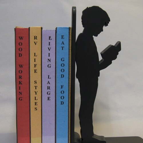 READER GIRL BOOKEND More Reader Kids Available - Etsy