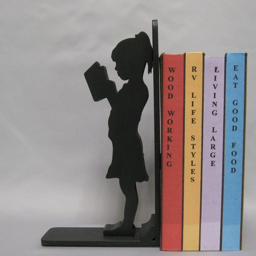 READER GIRL BOOKEND More Reader Kids Available - Etsy