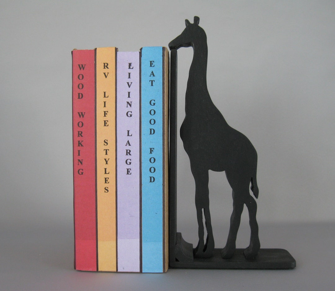 GIRAFFE BOOKEND - Mom With Baby Available for a Family Display - Etsy