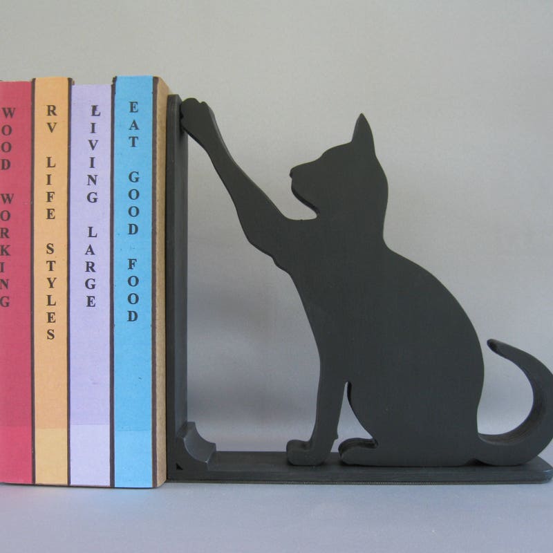 Cat Bookends - Etsy