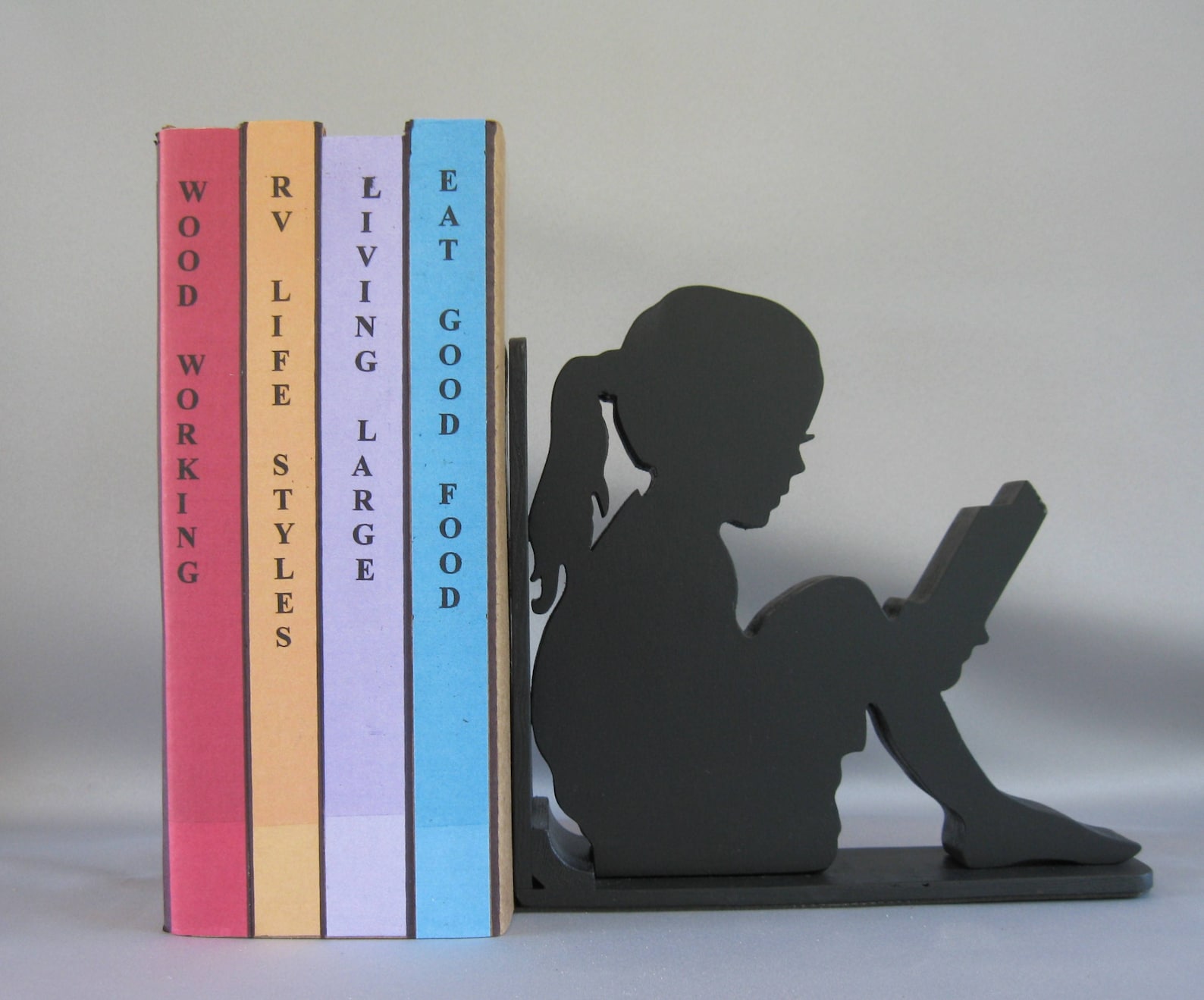 READER GIRL BOOKEND More Reader Kids Available - Etsy
