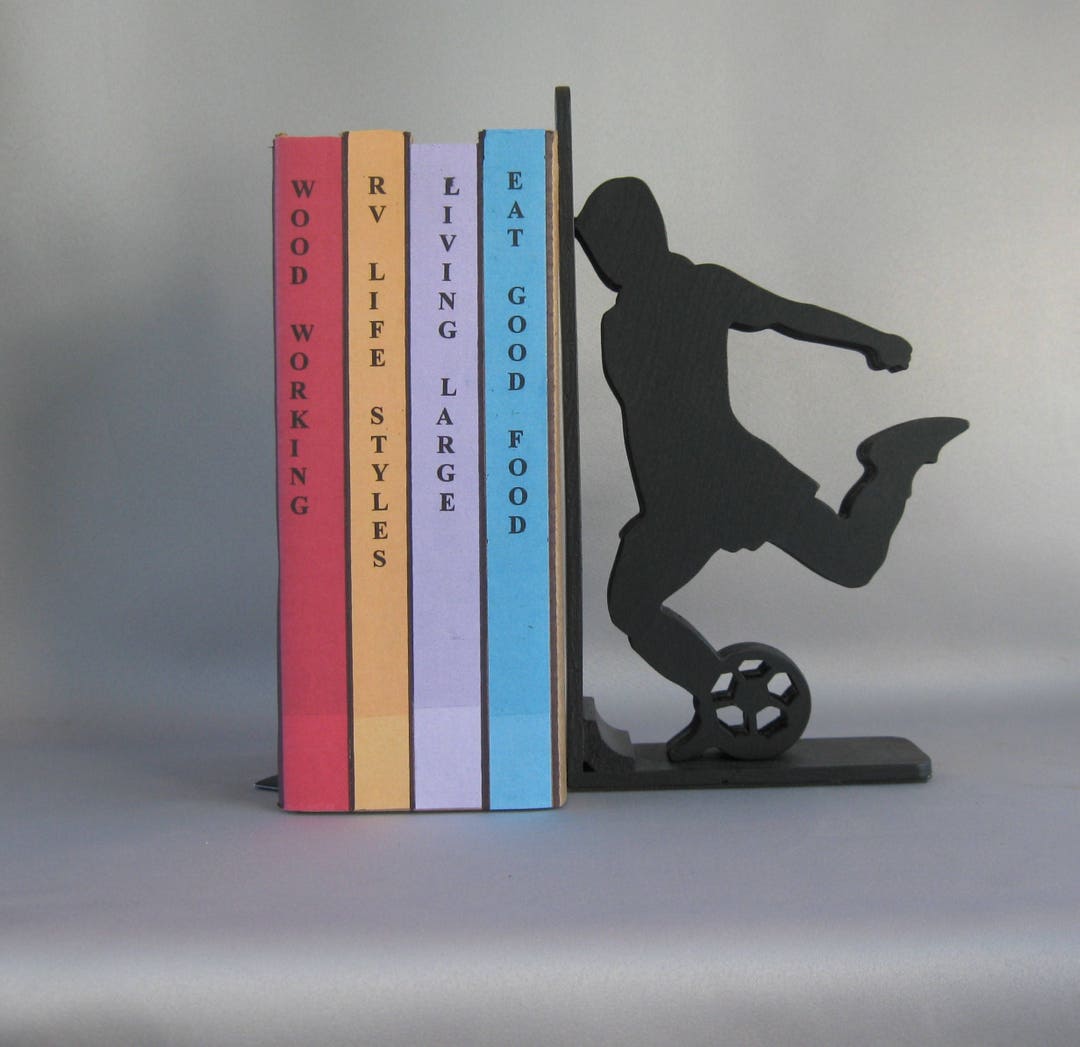 SOCCER THEME BOOKEND - More Soccer Bookends Available - Etsy
