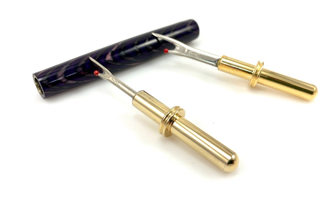 Double Seam Ripper - Purple Dyed Laminated Birch Wood - Etsy