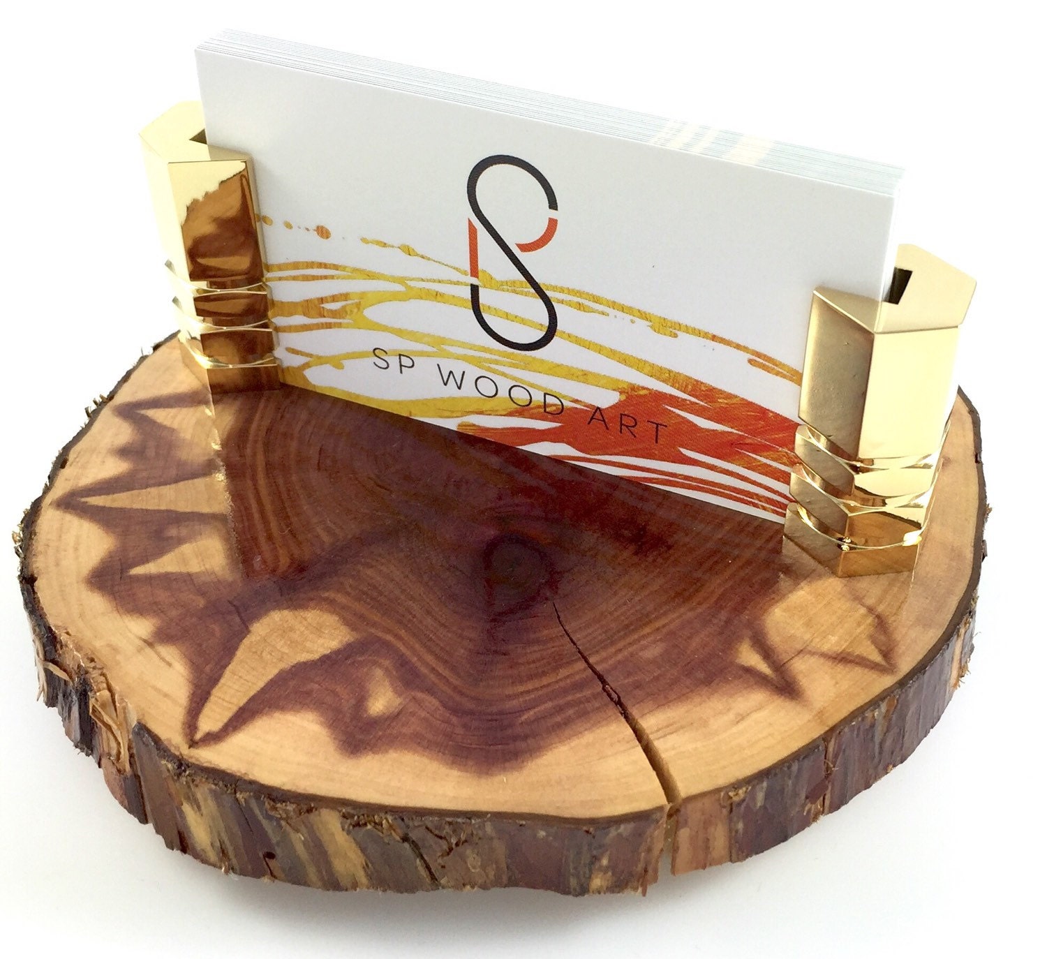 Desk Business Card Holder: Aromatic Red Cedar Wood - Etsy