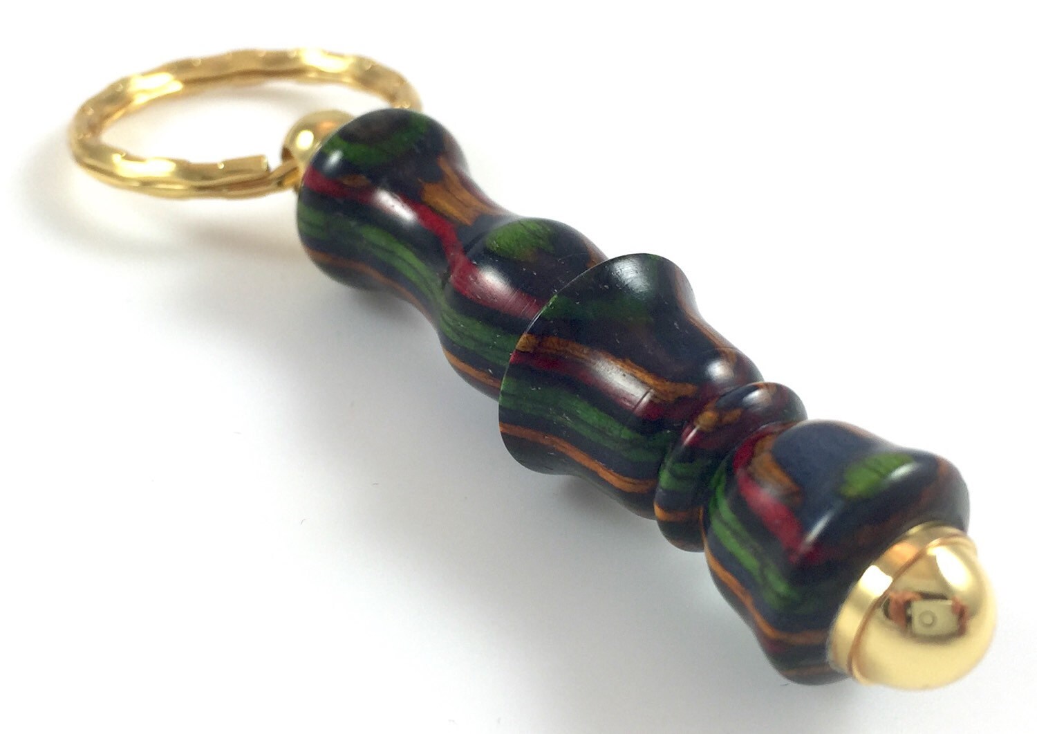 Keychain - Rainbow With 24k Gold Plate - Etsy
