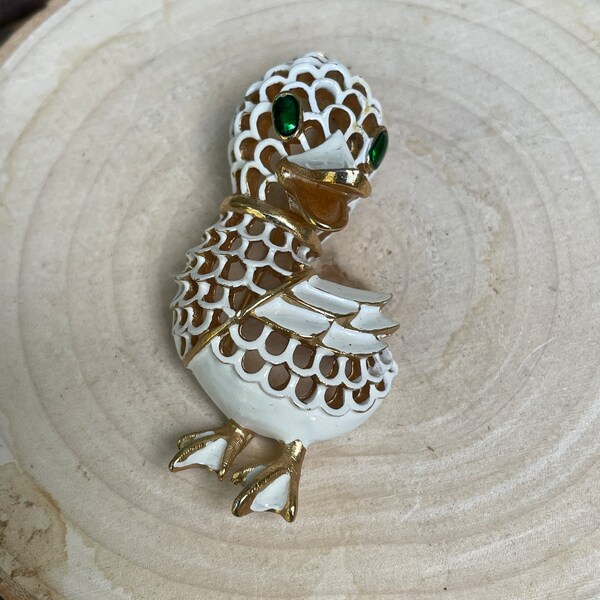 Duck Brooch - Etsy