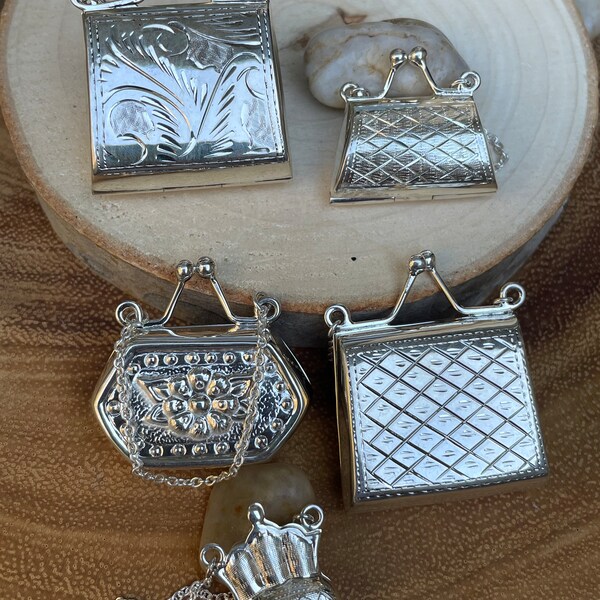 Silver Purse - Etsy