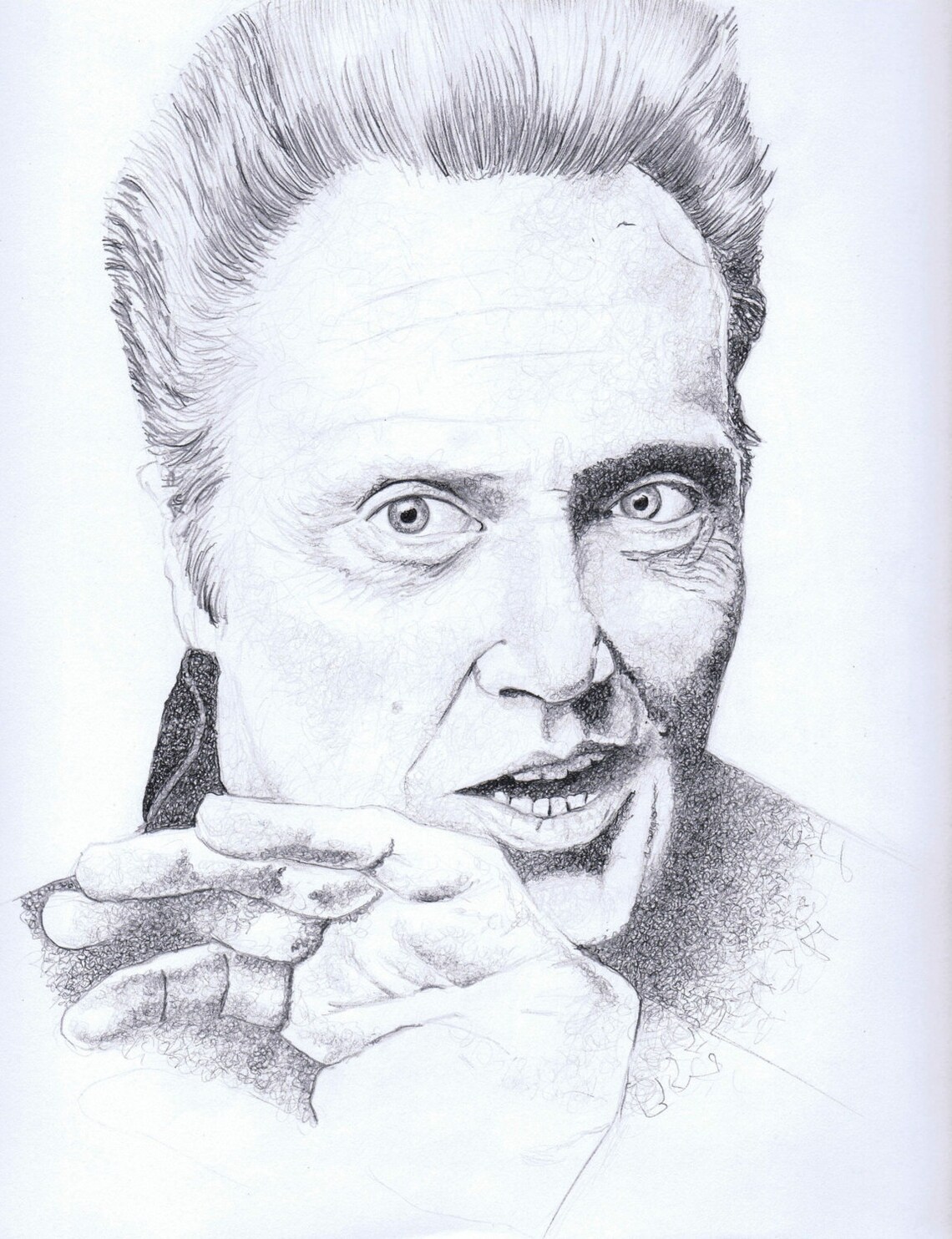 CHRISTOPHER WALKEN Limited Edition Art Print Hand Signed and - Etsy