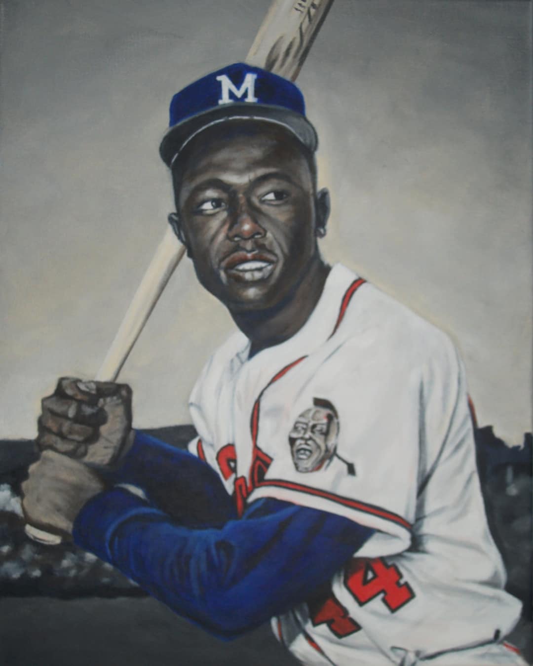 HAMMER, Hank Henry Aaron Limited Edition Hand Signed Print, #4 of 100 ...