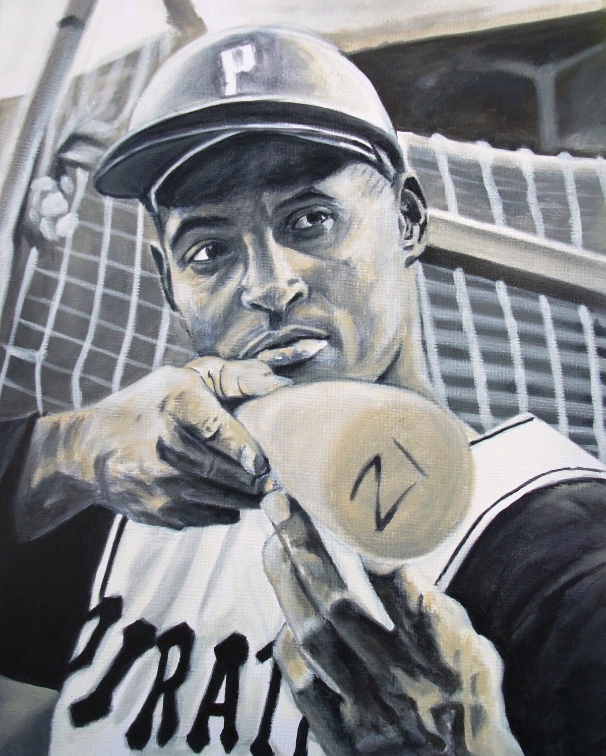 ROBERTO CLEMENTE, Pirates, Baseball, Limited Edition Art Print Artwork ...