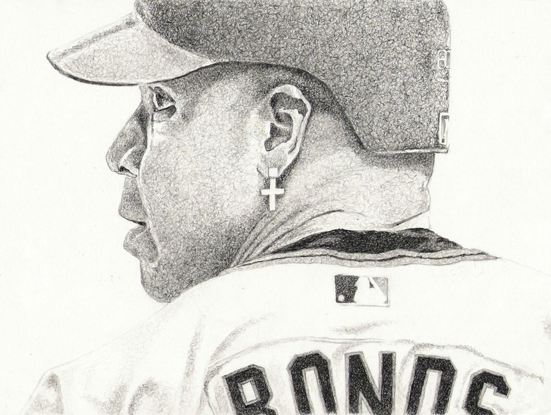 73, Barry Bonds, Limited Edition Art Print Artwork 8&1/2 X 11 4/100 - Etsy