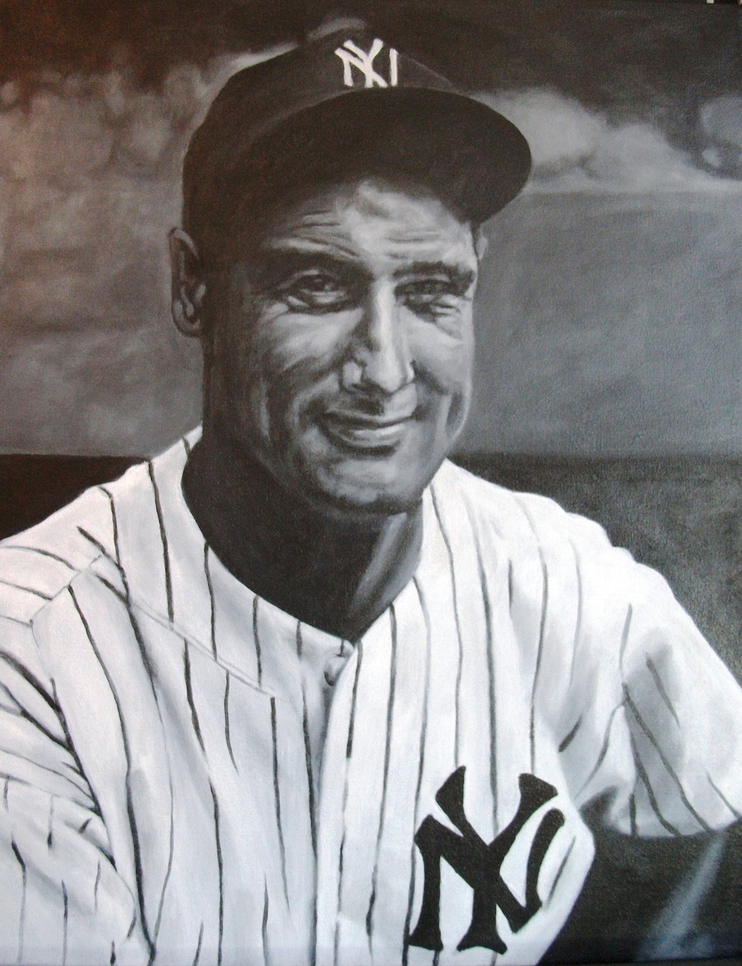 IRON HORSE, Lou Gehrig, New York Yankees, Baseball, Limited Edition Art ...