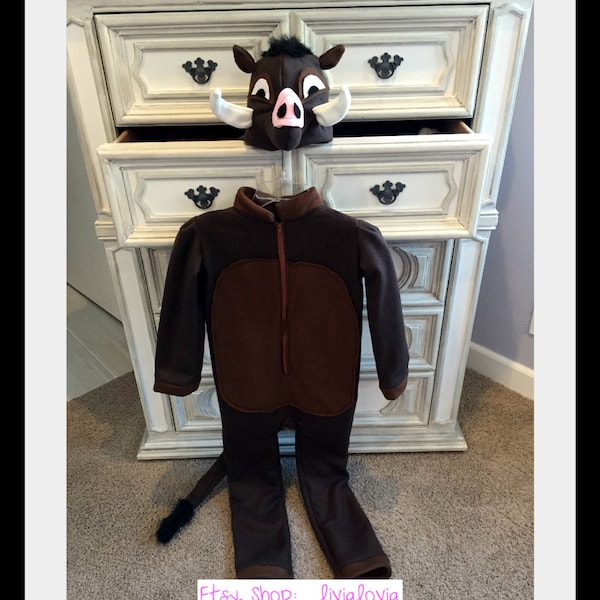 Pumba Costume - Etsy