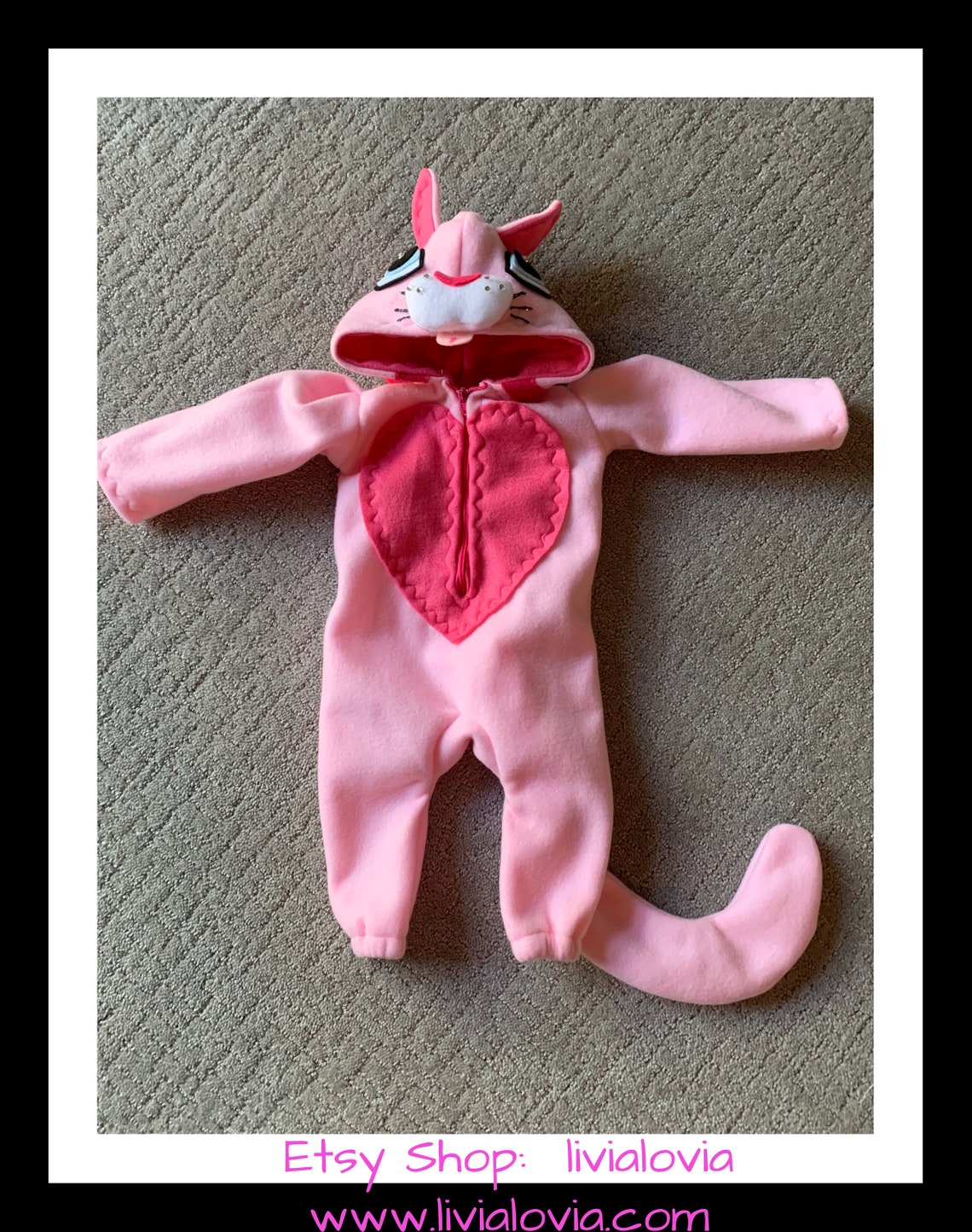 Pink Cat Costume | Etsy
