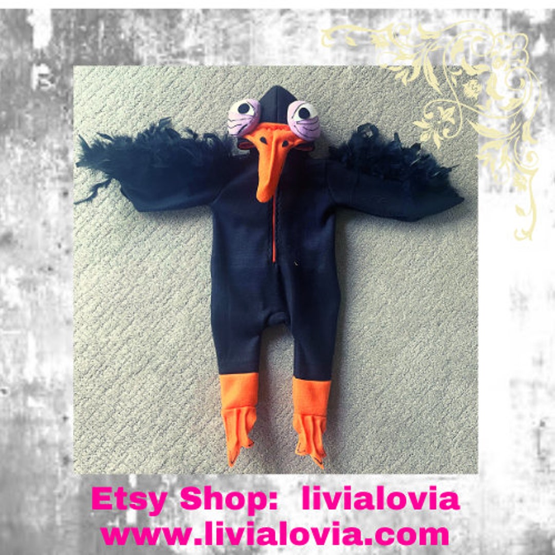 Diablo Costume, Black Bird Costume, Bird Costume, Raven Costume, Crow ...