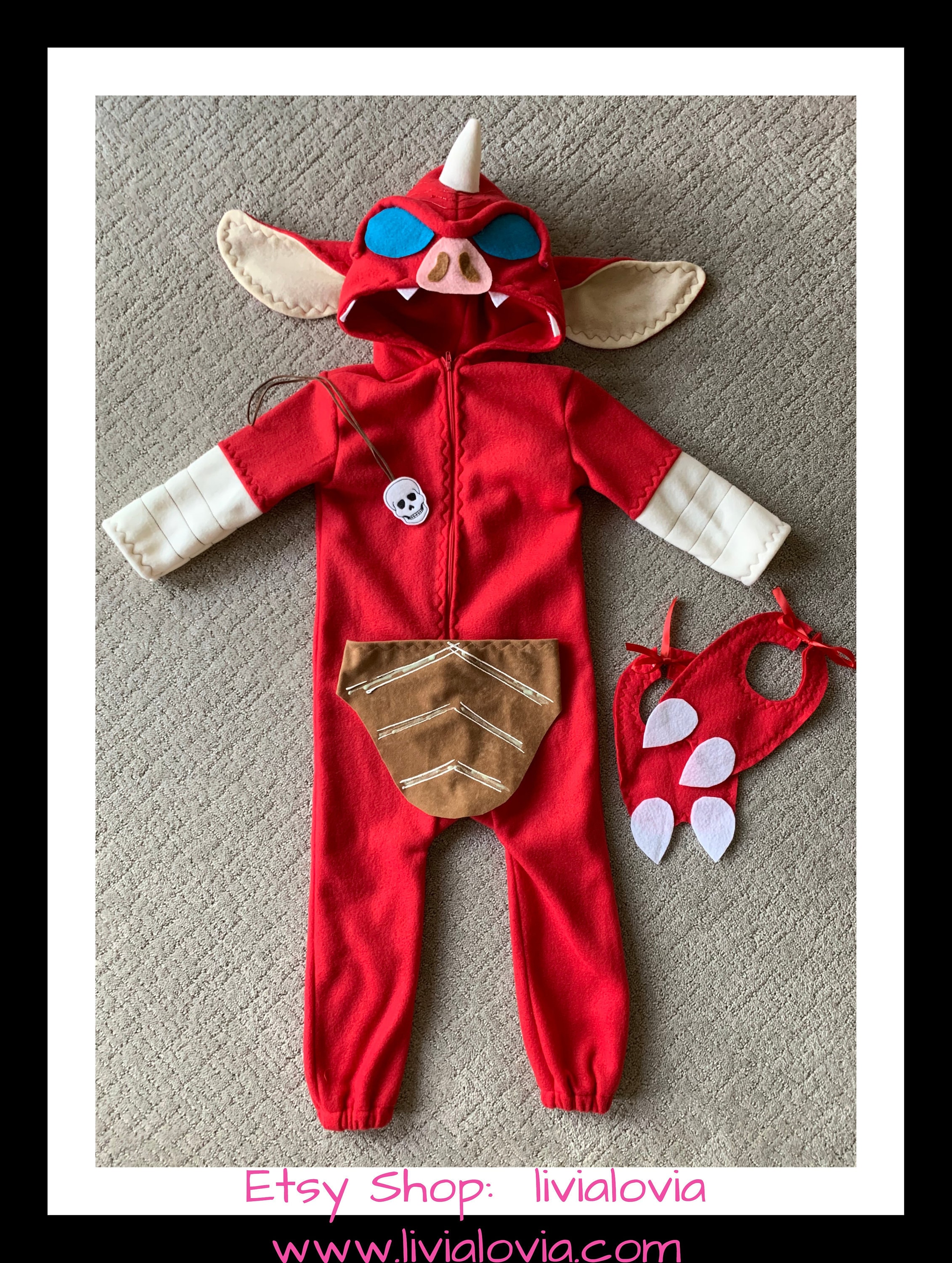 Red Goblin Costume - Etsy