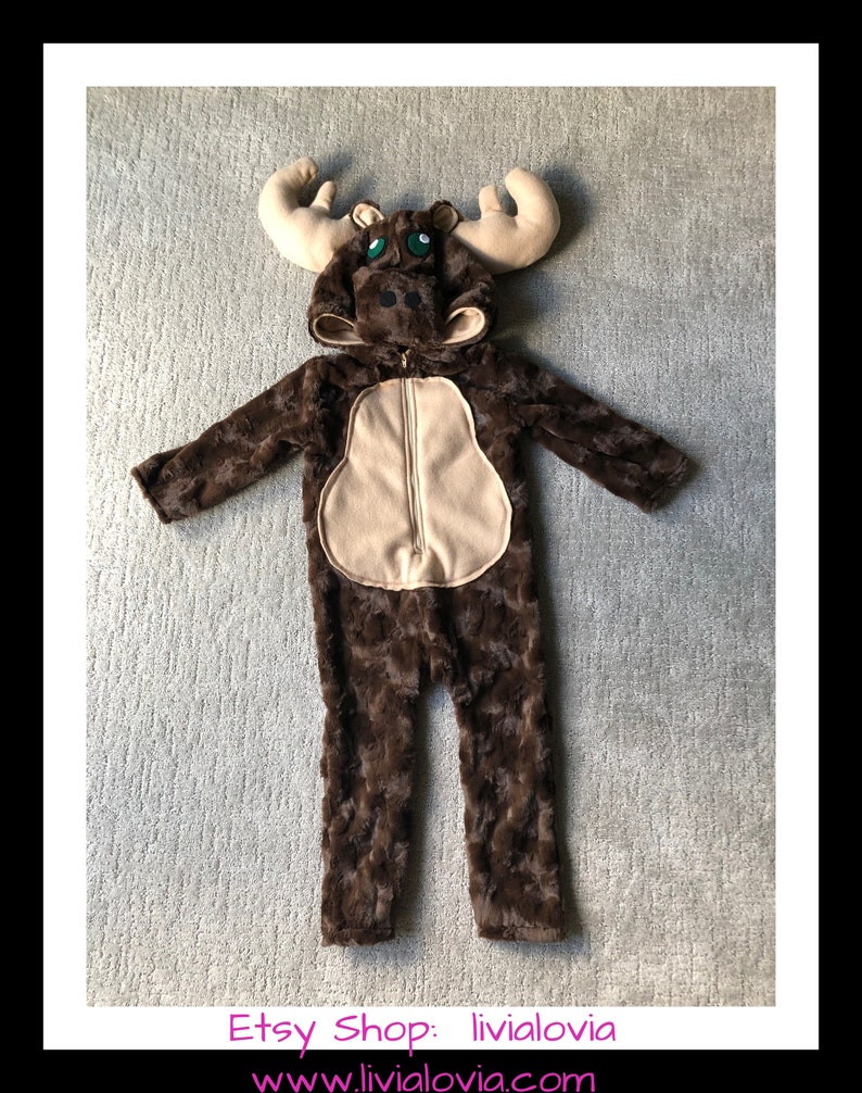 Moose Costume Moose Reindeer Costume Deer Costume Elk | Etsy