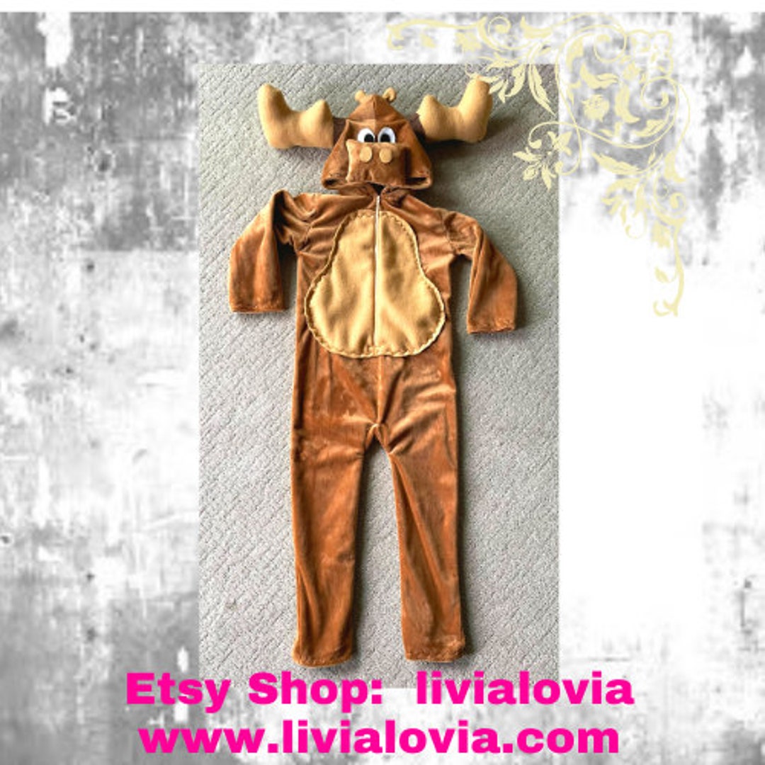 Moose Costume, Moose, Reindeer Costume, Deer Costume, Elk Costume ...
