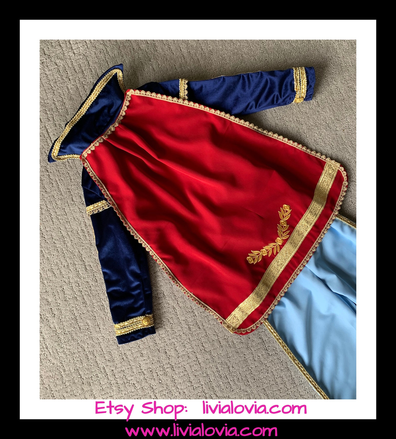 Prince Charming Costume Royal Prince Costume Prince Costume - Etsy