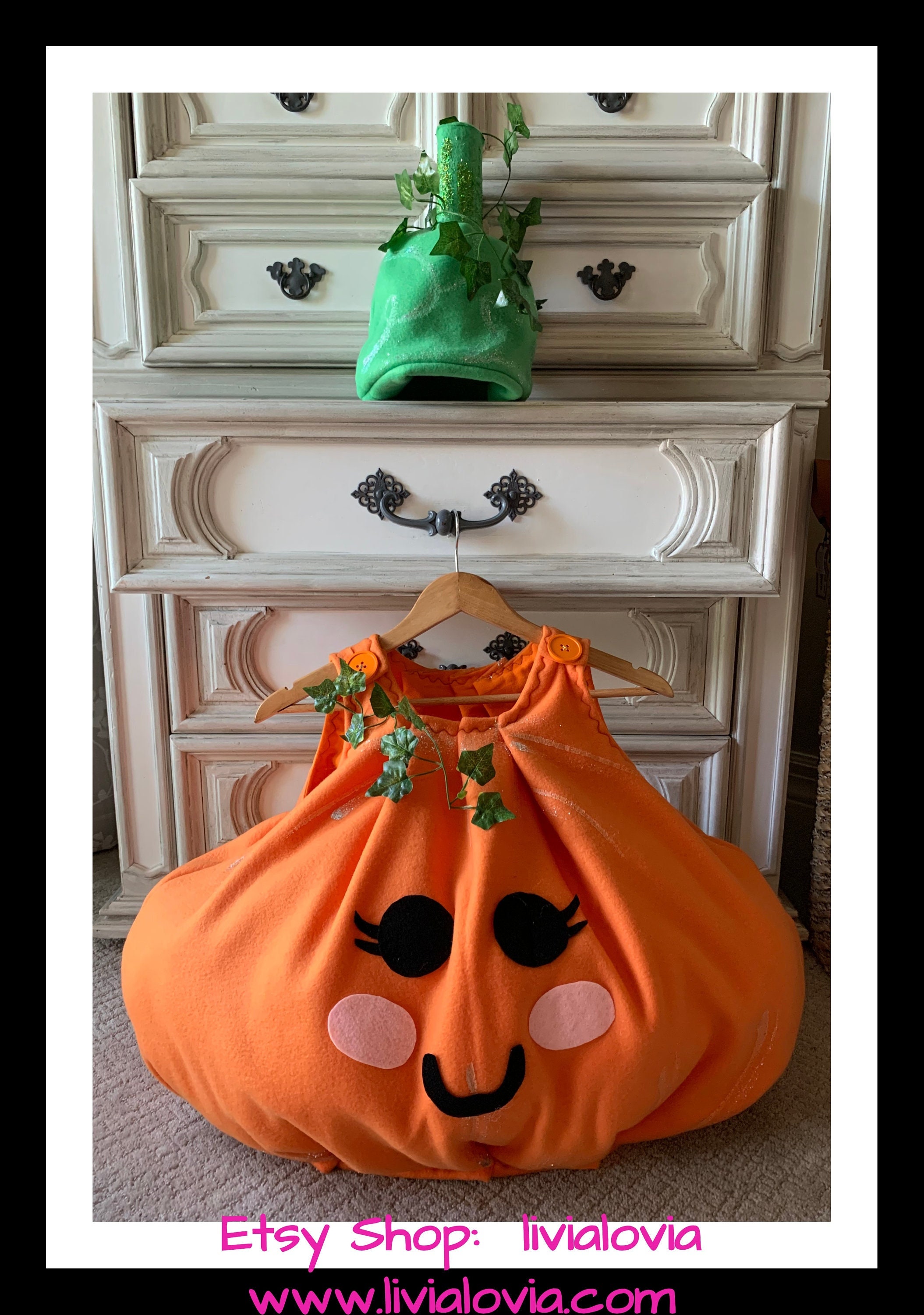 Etsy Handmade Pumpkin Costume