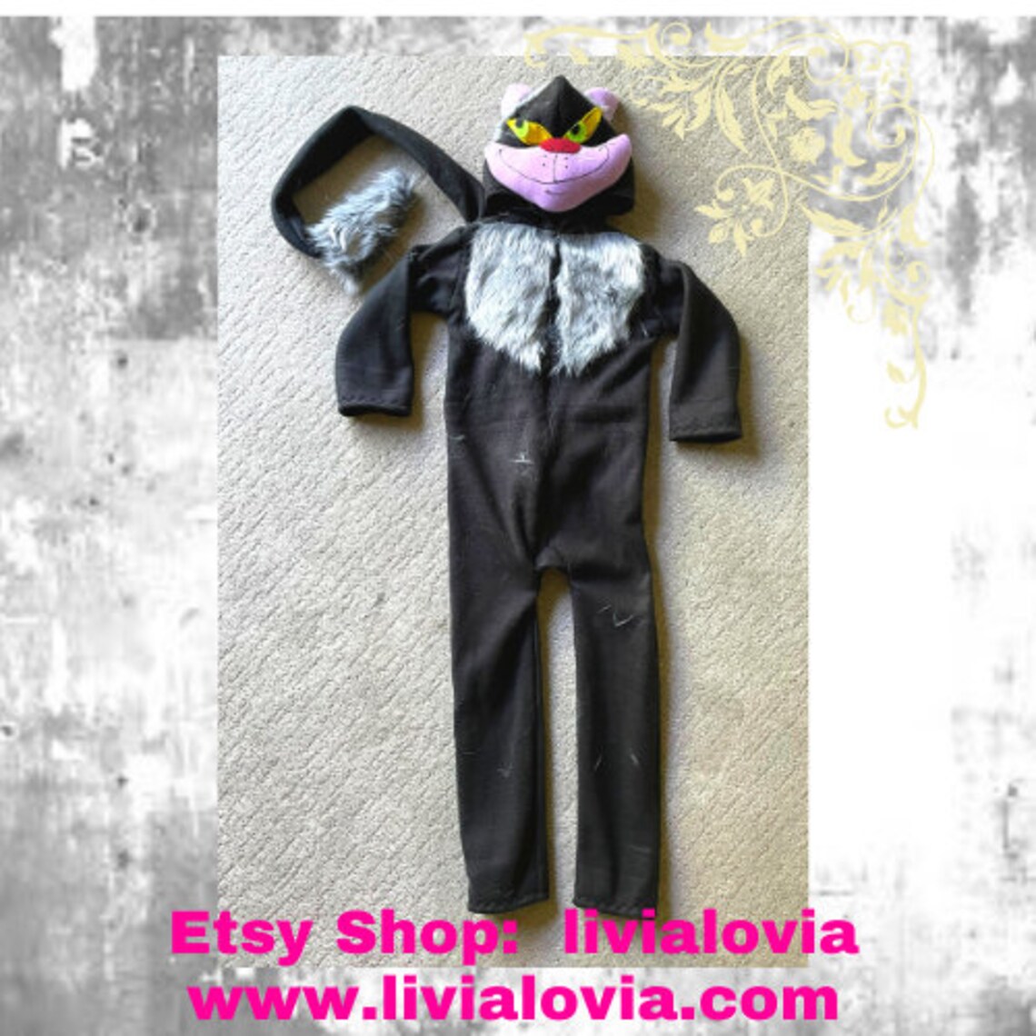 Lucifer Costume, Black Cat Costume, Cat Costume, Kitty Costume - Etsy