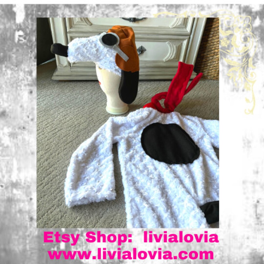Flying Ace Costume, Red Baron Costume, Beagle Costume, White Dog ...