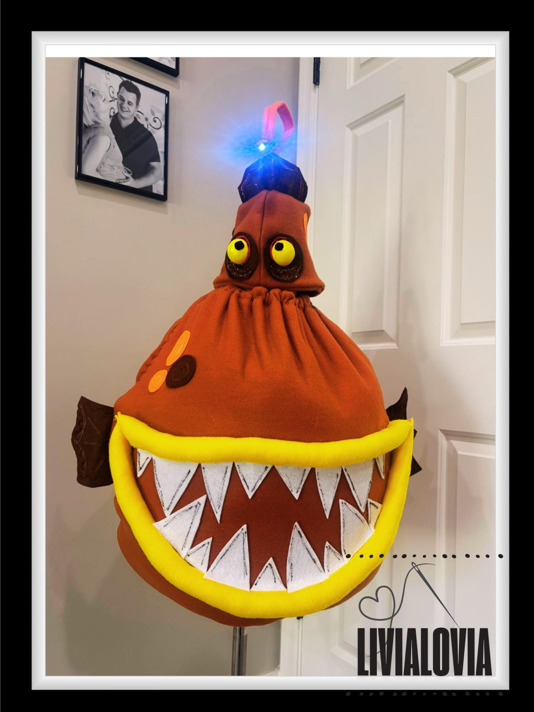 Anglerfish Costume, Angler Fish Costume, Fish Costume - Etsy
