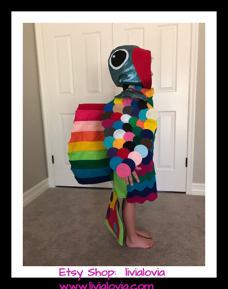 Rainbow Fish Costume Rainbow Fish Fish Costume Whale - Etsy