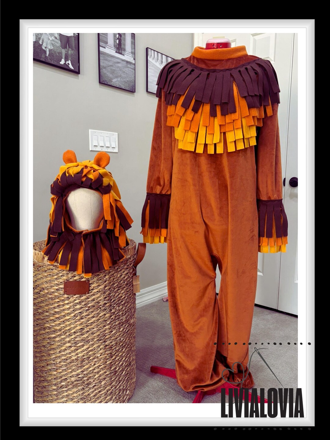Lion Costume, Wizard of Oz Lion Costume, Lion Headpiece, Lion Hat - Etsy