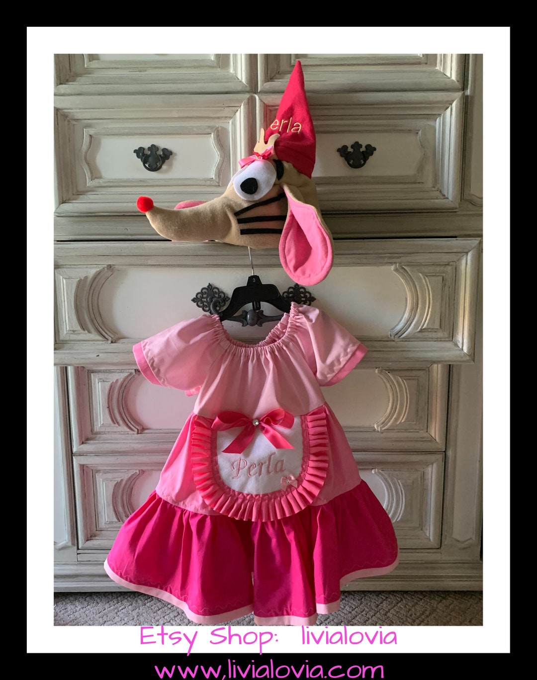 Perla Costume, Mary Costume, Suzy Costume, Jaq Costume, Mouse Costume ...