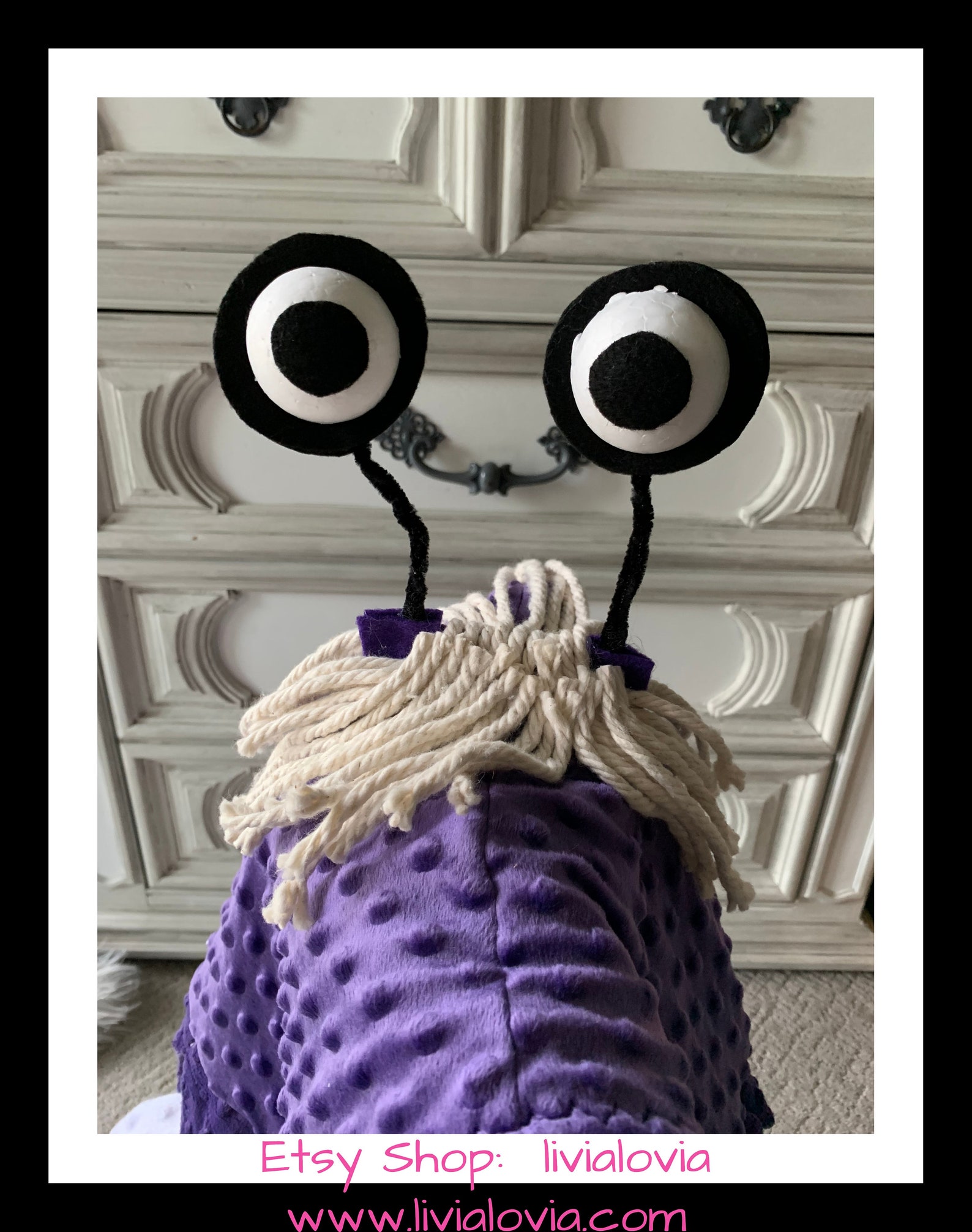 Boo Costume Purple Monster Costume - Etsy