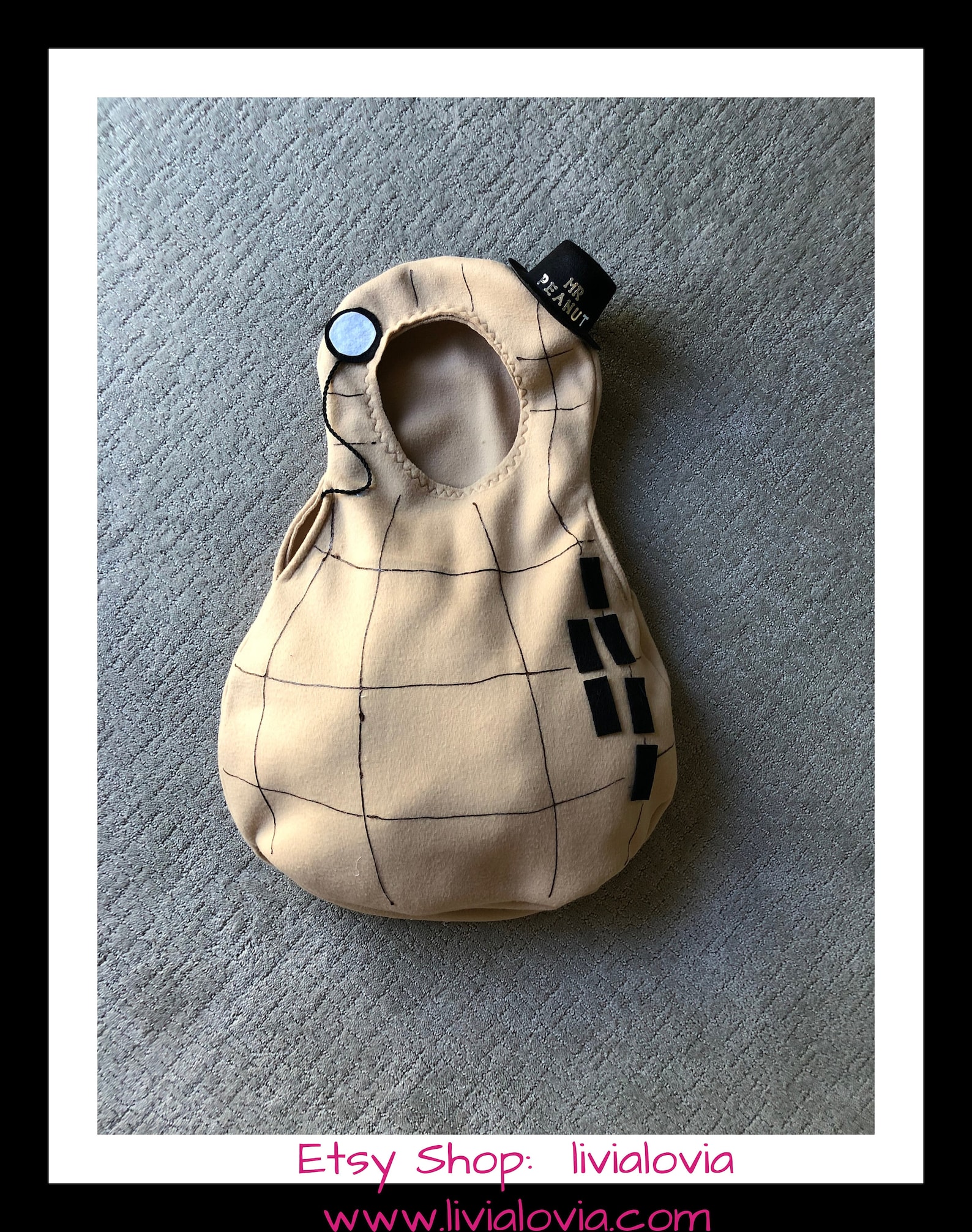 Peanut Costume Nut Costume Food Costume - Etsy