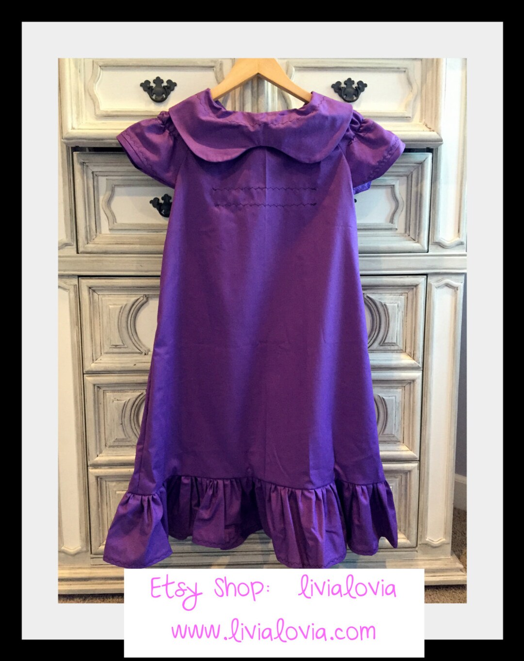 Violet Dress, Violet Costume, Purple Dress - Etsy