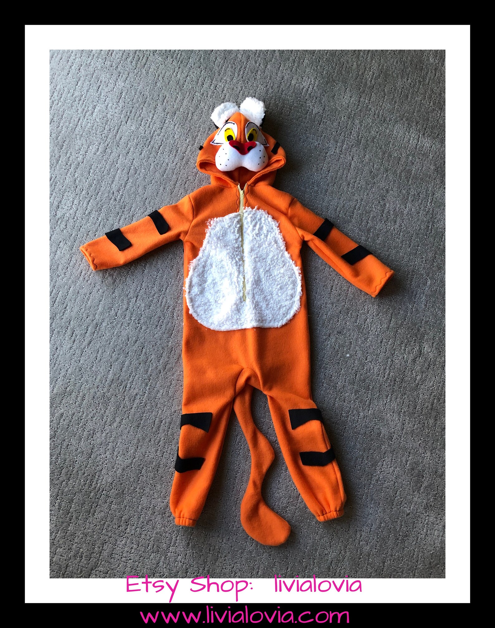 Tiger Costume Lion Costume Cat Costume Orange Tiger Costume | Etsy