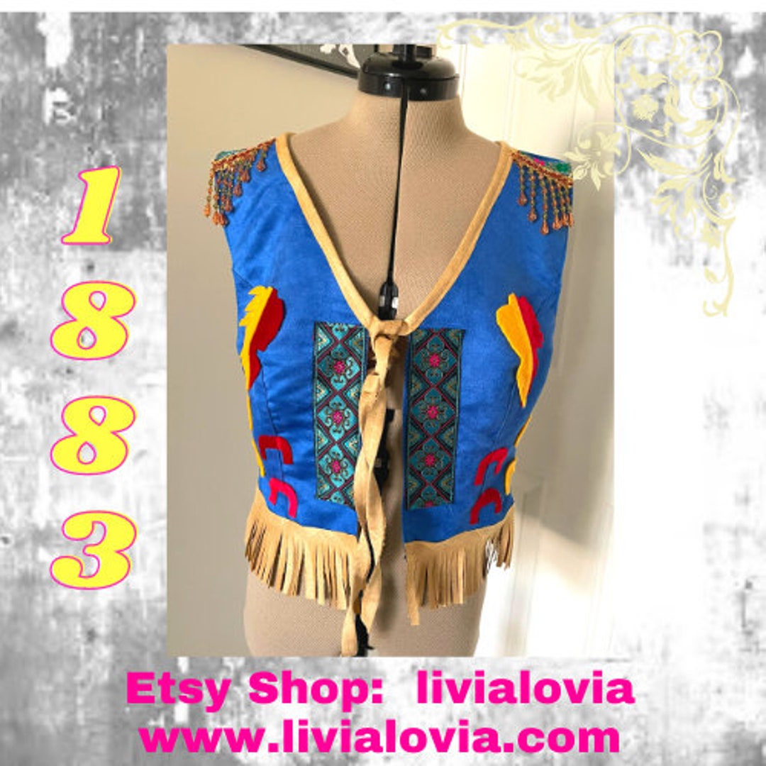 Native American Vest, Boho Vest, Indian Vest, Native American Costume ...