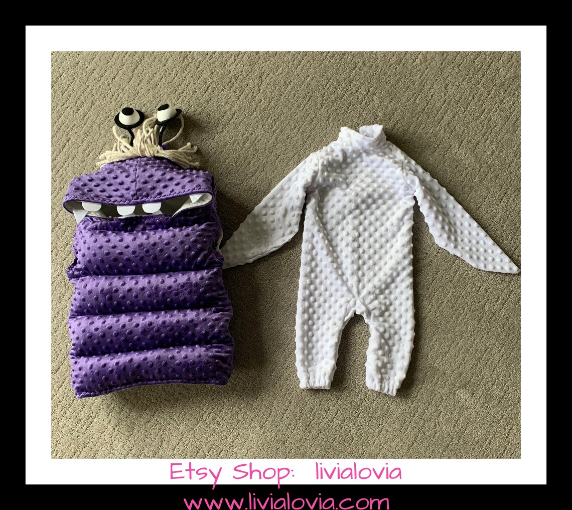 Boo Costume Purple Monster Costume - Etsy