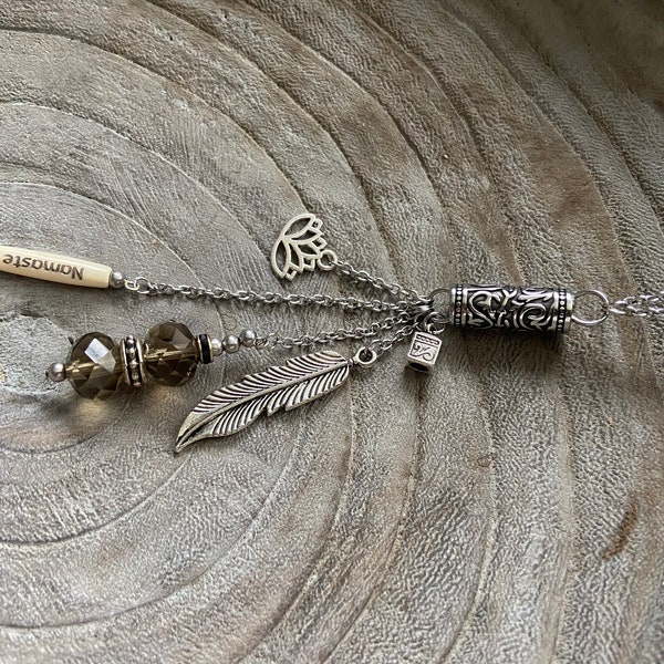 Namaste Necklace - Etsy