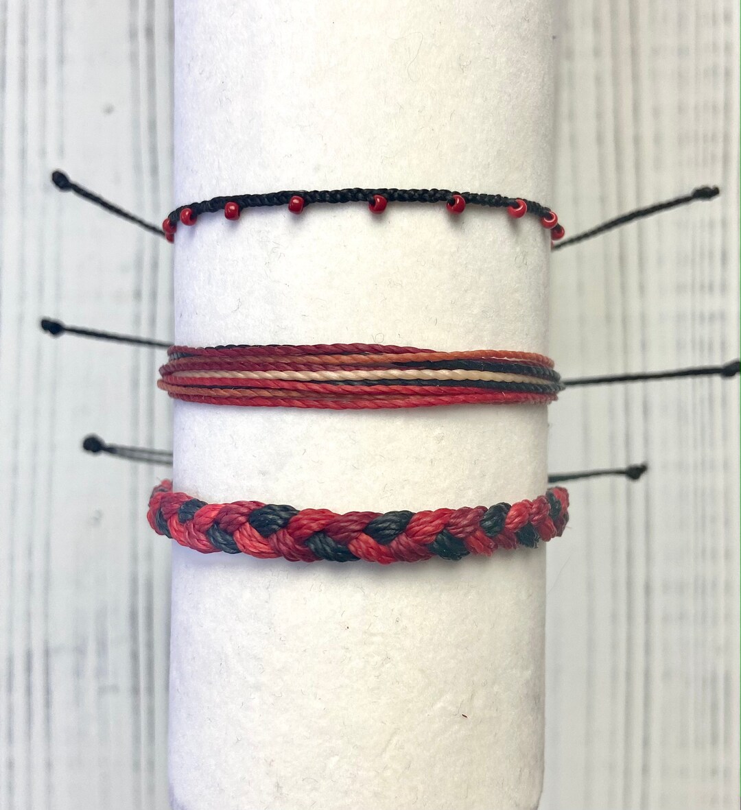 Black Widow Themed Bracelet Set - Etsy