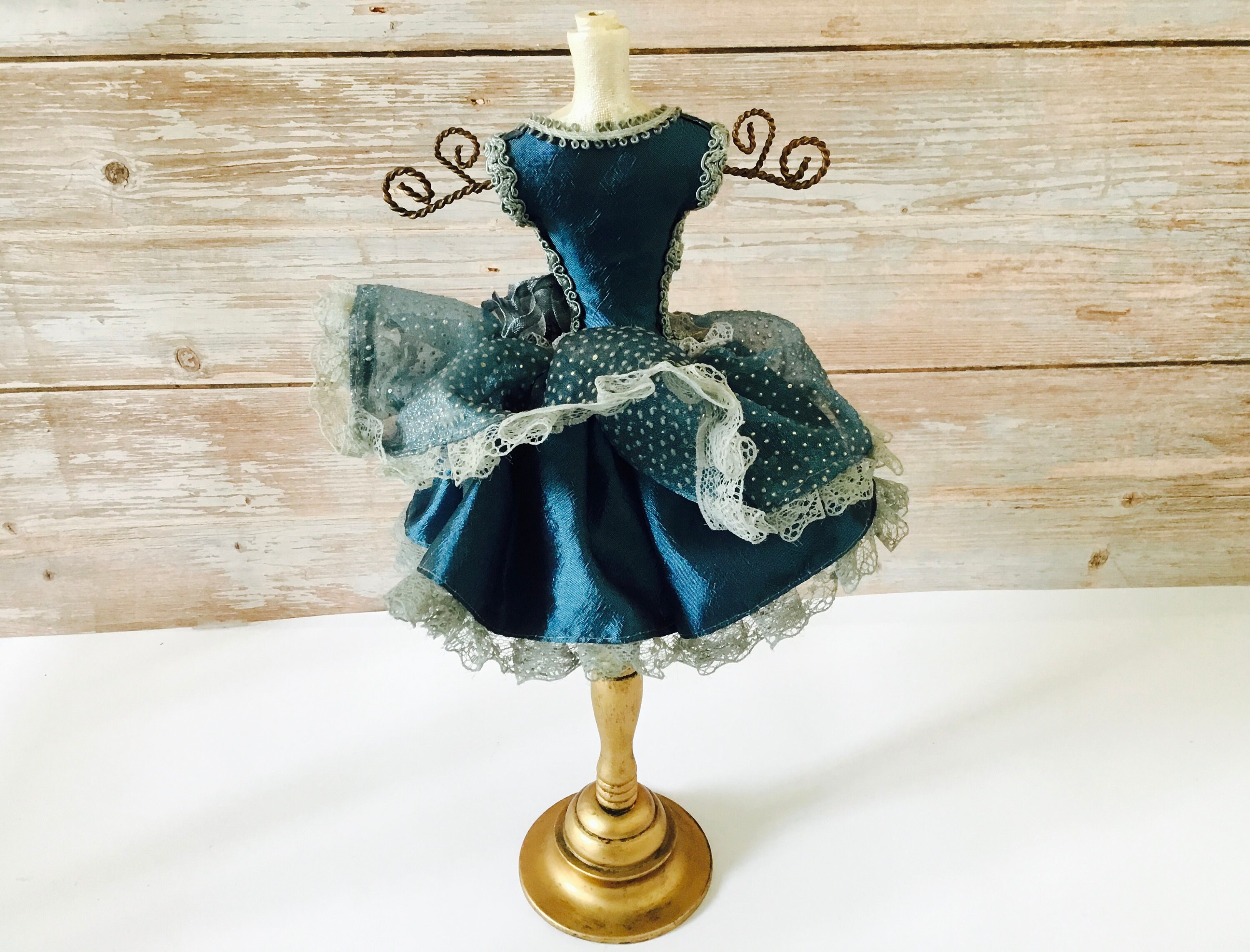 Coquette Vintage Victorian Mannequin Jewelry Display Stand Dress Holder ...