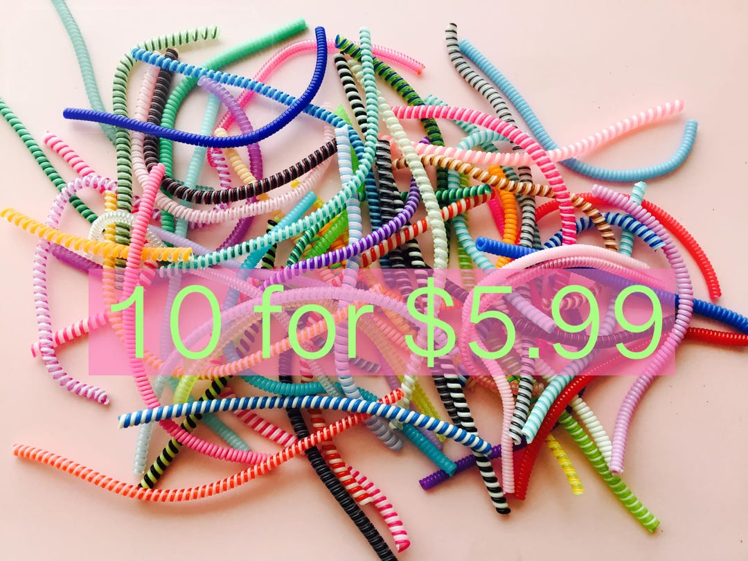 Solid / Multi / Triple Color / Cochlear Hearing Aid Twist Tube Spiral ...