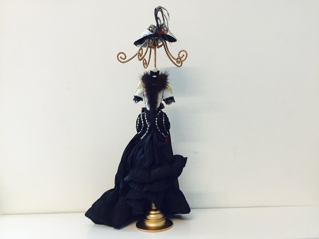 Coquette Vintage Victorian Mannequin Jewelry Display Stand Dress Holder ...