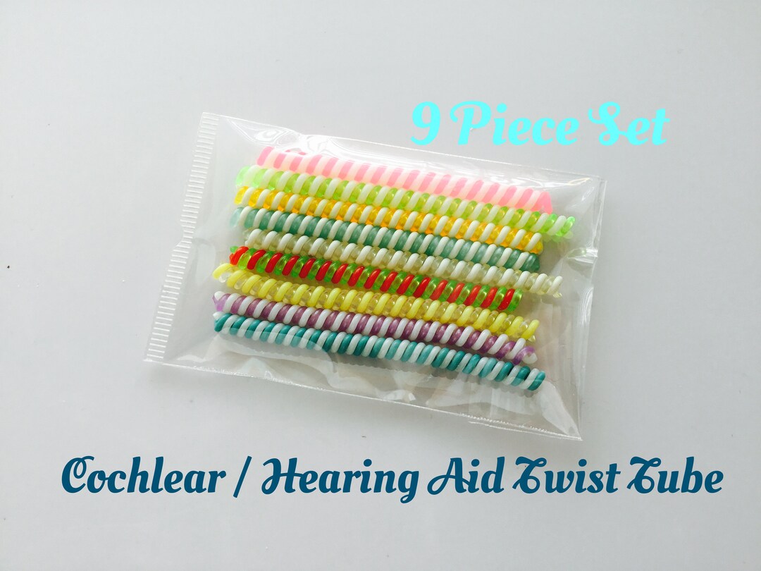 9 Piece Set Cochlear Hearing Aid Twist Tube Spiral Wrap Accessory - Etsy