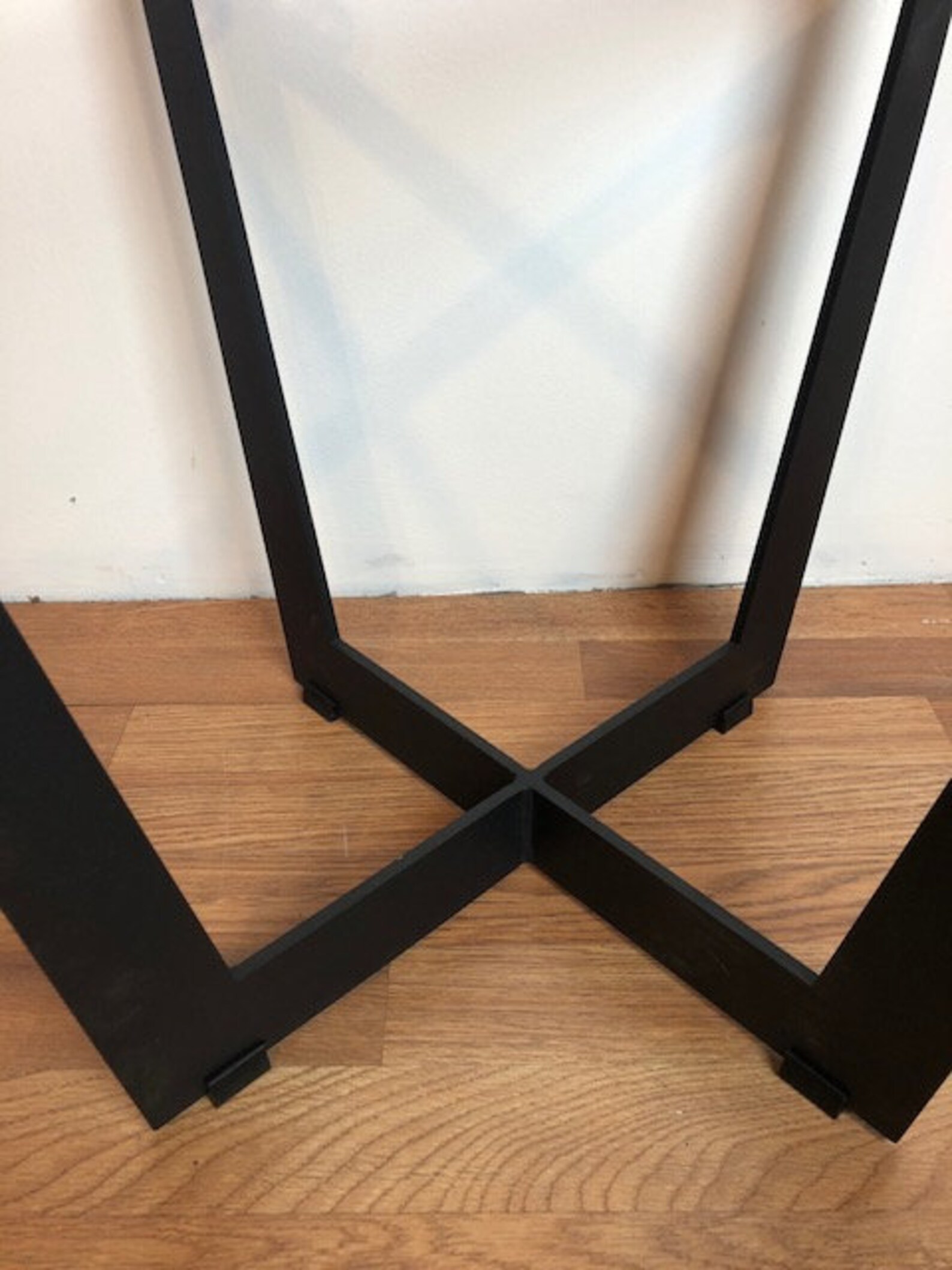 Side Table End Table Metal Base Black for Wood Table Top . Modern ...