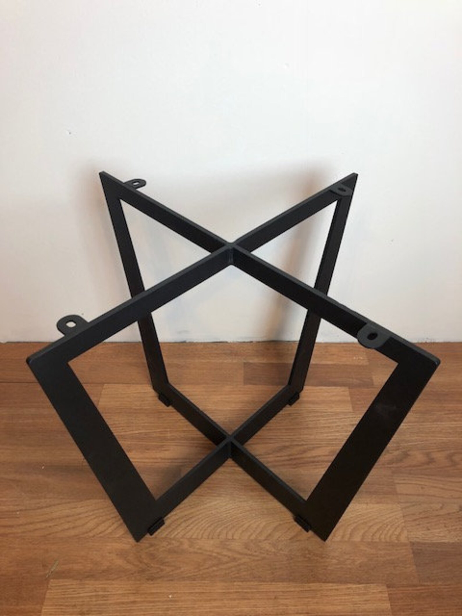 Side Table End Table Metal Base Black for Wood Table Top . Modern ...
