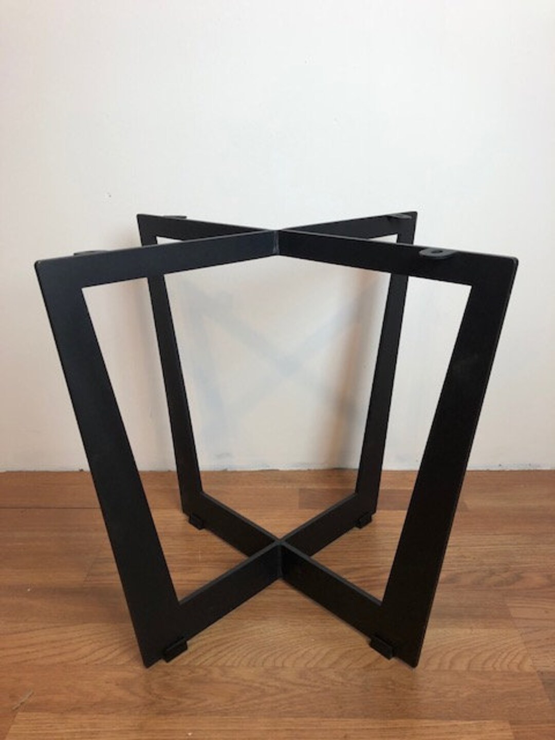 Side Table End Table Metal Base Black for Wood Table Top . Modern ...