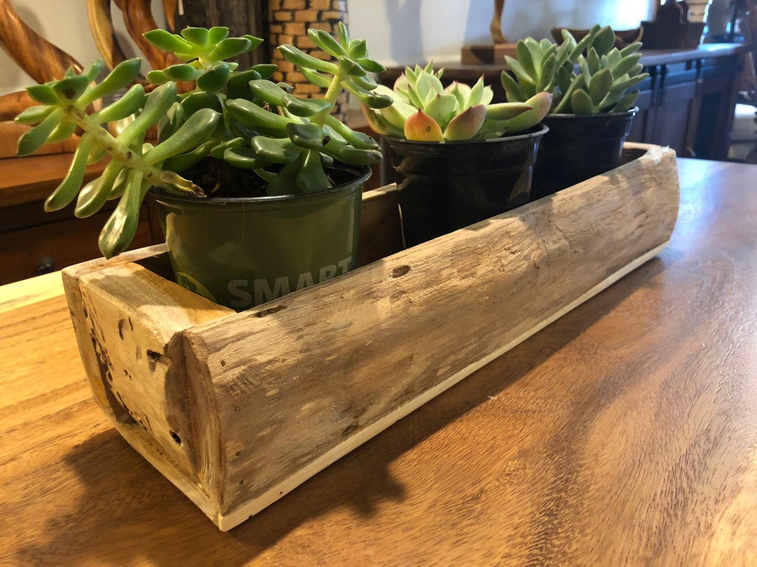 Rustic Succulent Planter Box / Flower Pot / Container From Reclaimed ...