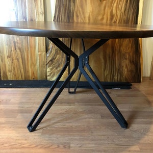 Star Pedestal Metal Table Base Legs Black for Round Top Wood Table ...