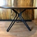 Star Pedestal Metal Table Base Legs Black for Round Top Wood Table ...