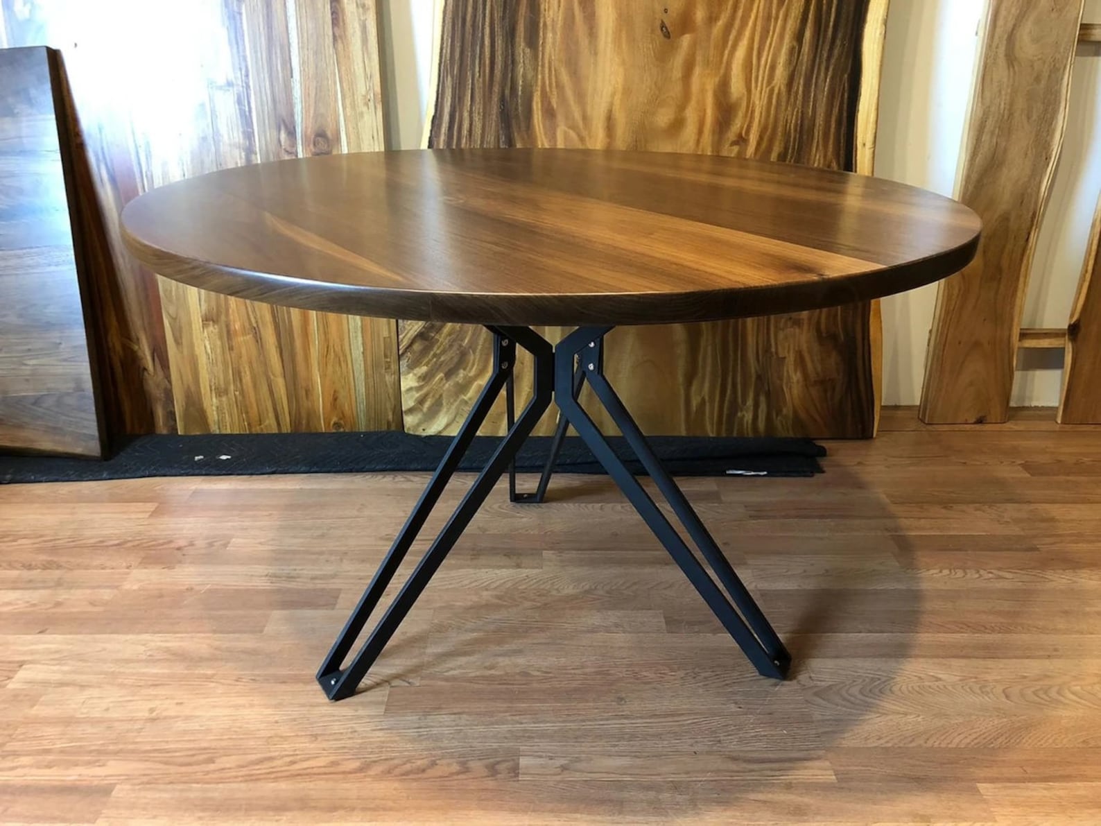 Star Pedestal Metal Table Base Legs Black for Round Top Wood Table ...