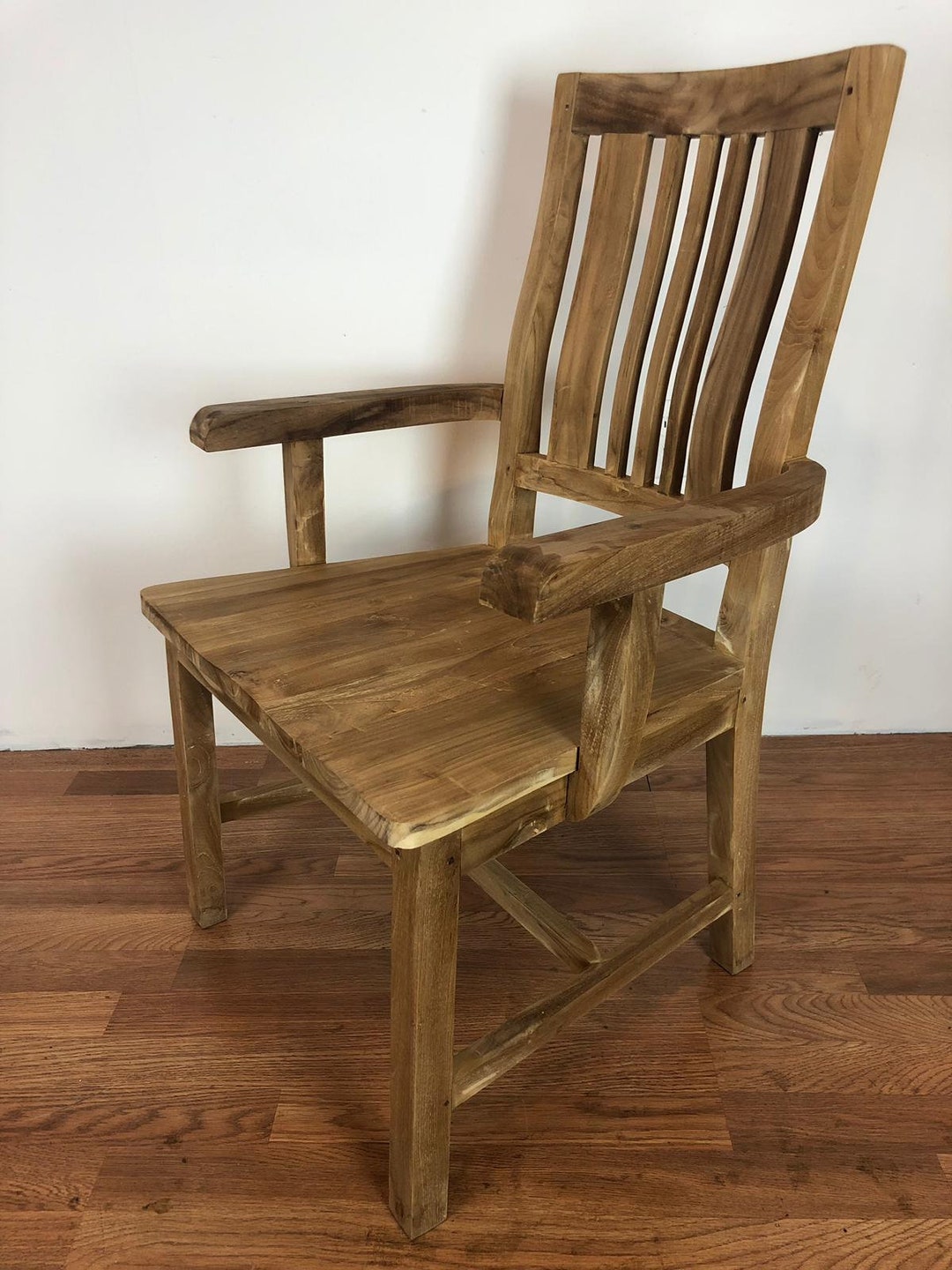 Solid Teak Wood Dining Chair . Dining Table Chair . Kitchen Table Chair ...